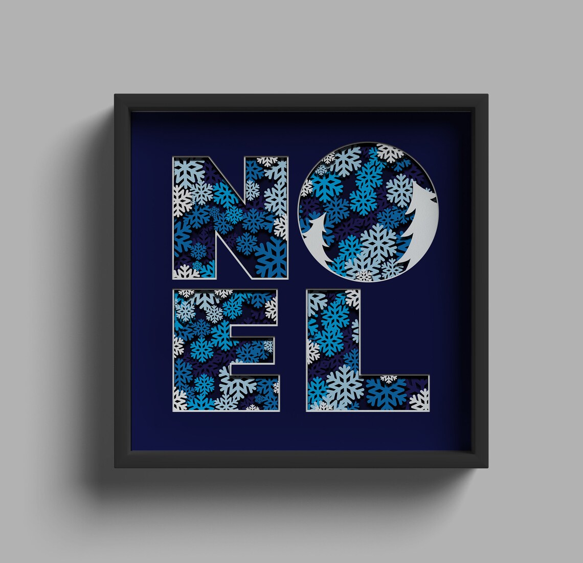 3D Noel SVG 3D Noel Frame SVG 3D Noel Snow SVG 3D Paper - Etsy