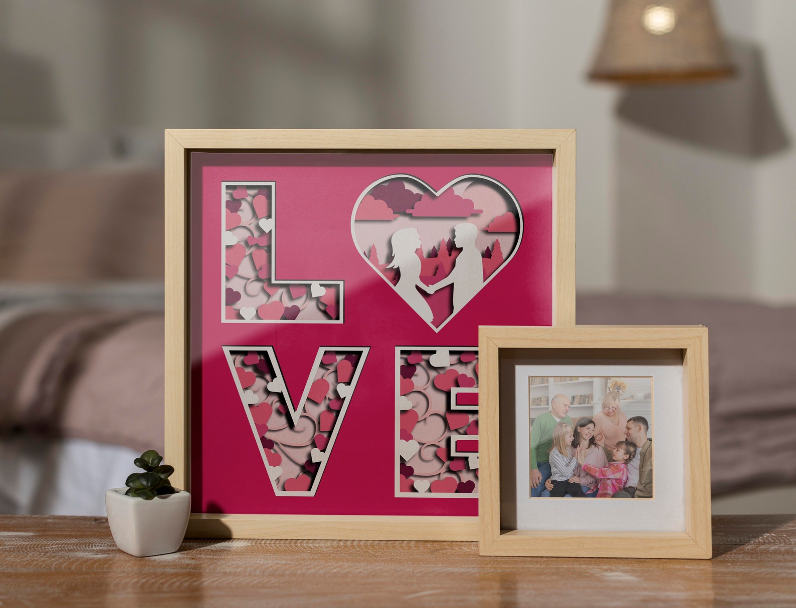 3D Love SVG 3D Love Frame SVG 3D Love Heart SVG 3D Paper - Etsy