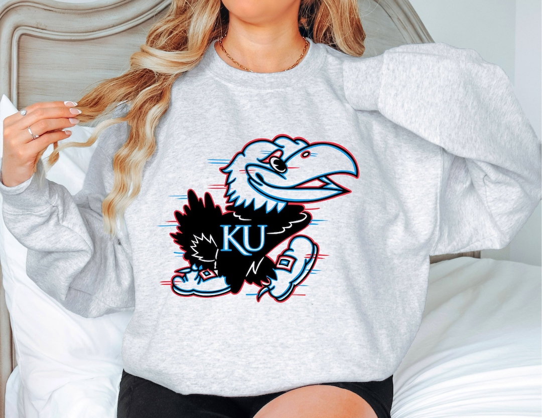 KU Jayhawks, Jayhawk Bird Shirt, KU Shirt, Rock Chalk Shirt, Kansas ...