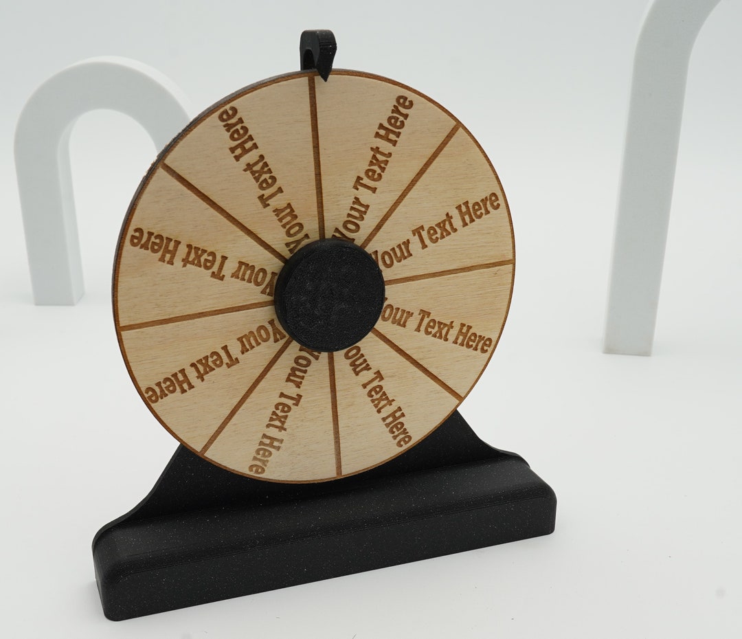 Custom Decision Wheel: Personalized Spin-the-wheel Game, 3D Printed ...