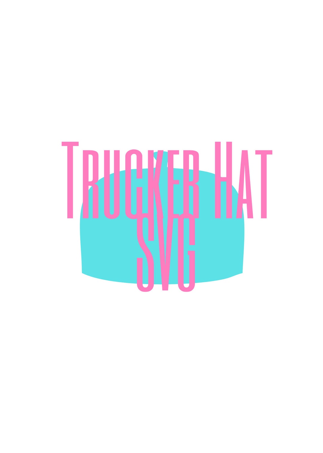 Trucker Hat SVG Cardstock SVG Digital File Only - Etsy