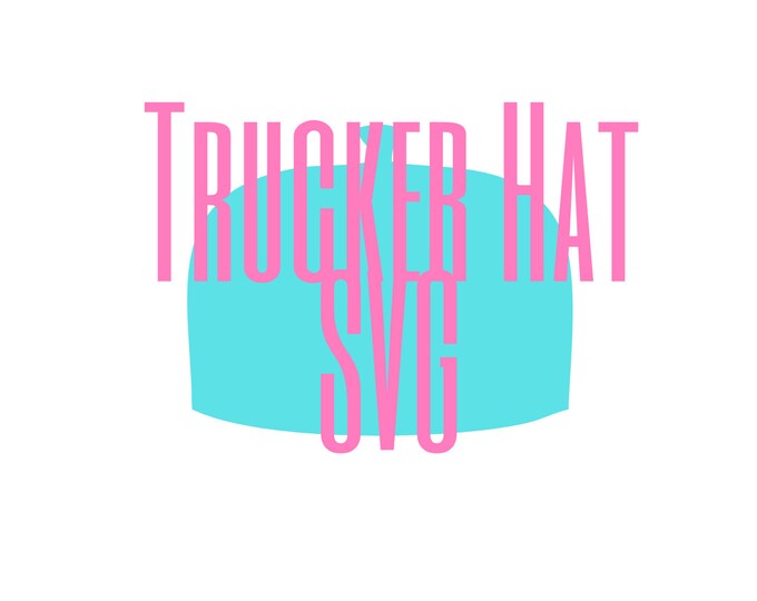 Trucker Hat SVG Cardstock SVG Digital File Only - Etsy