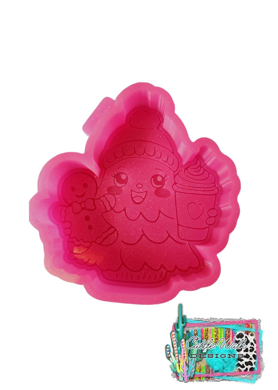 Boujee Christmas Tree Gingerbread Beanie Coffee Latte SILICONE Freshie ...