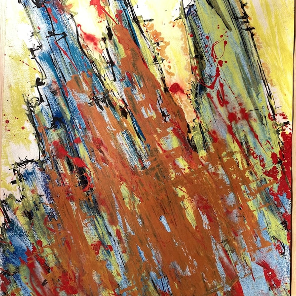 Construction Paper Abstract Art - Etsy