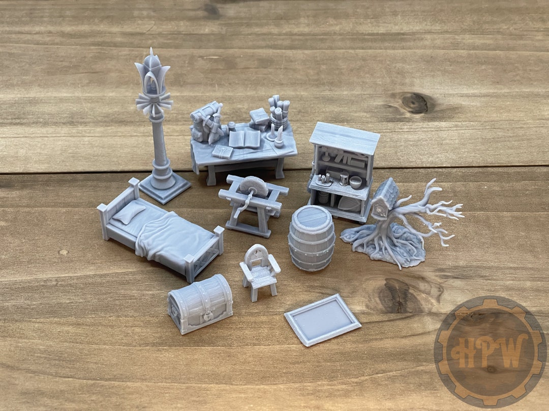 Founder's Cottage Furnishings | Tabletop Decorations | Miniature Gaming ...