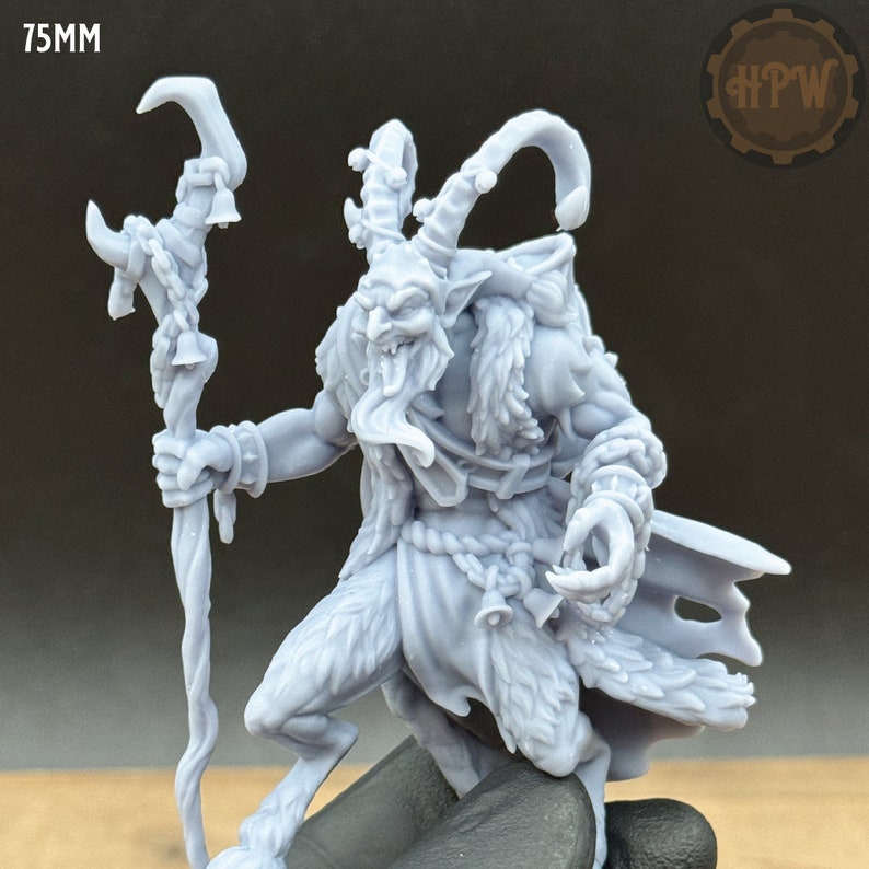 Krampus Mythic Miniature Great Grimoire Wicked Carols TTRPG D&D - Etsy