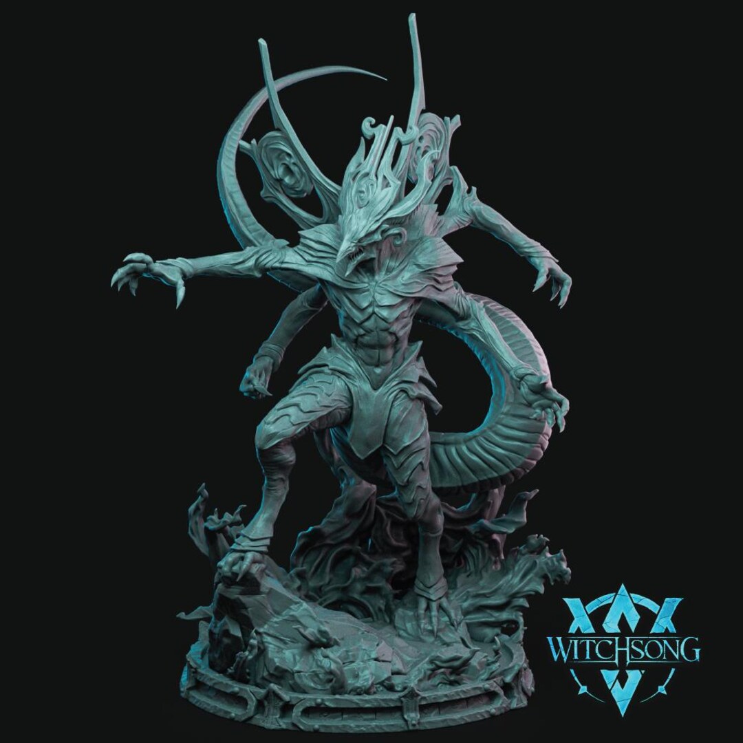 Mek'herot, Prince of the Abyss | Demon Miniature | Witchsong Miniatures ...
