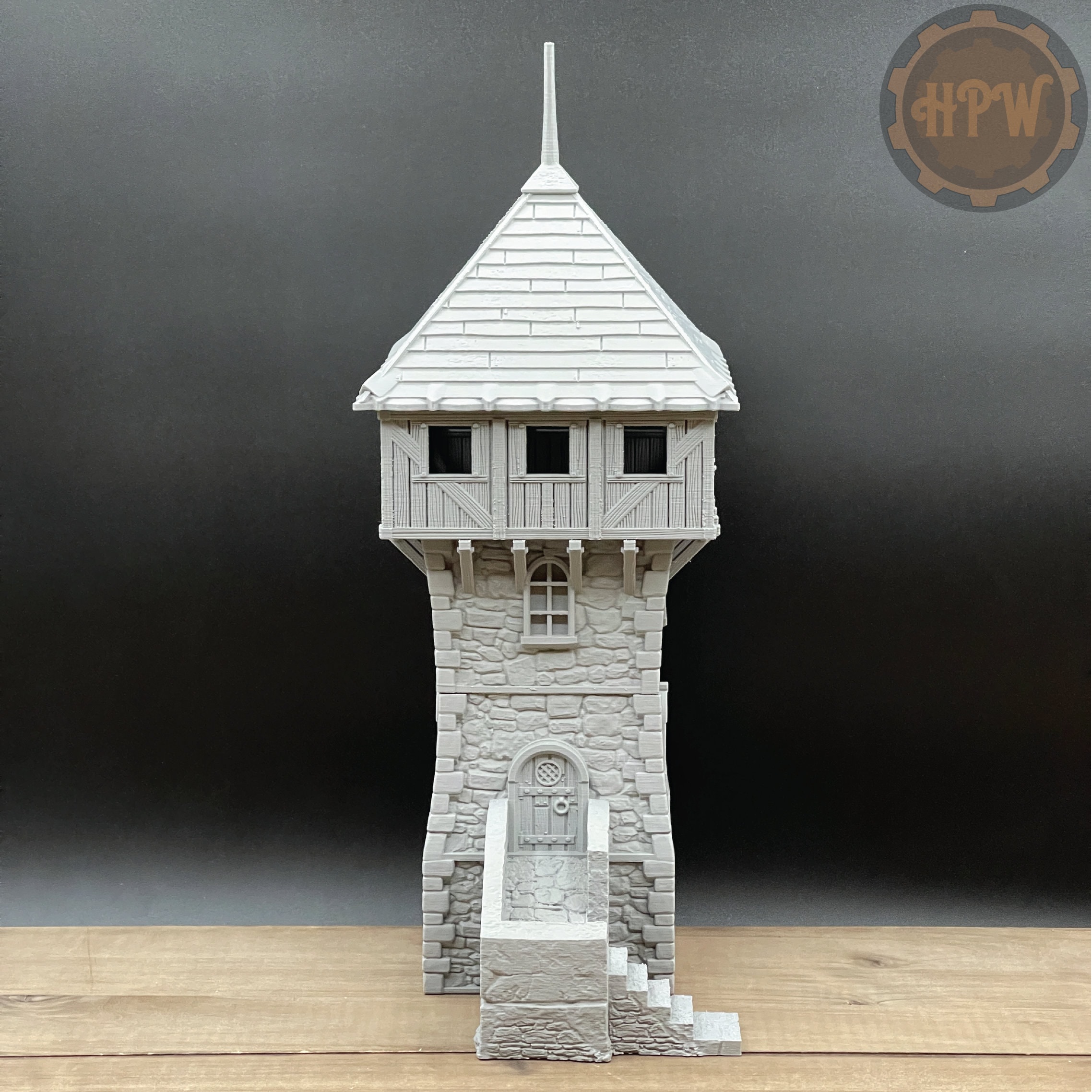 Defense Tower Guard House Miniature Gaming Terrain Kit 3DP4U Medieval ...