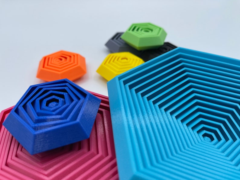 Nested Hexagon Fidget Toys - Etsy