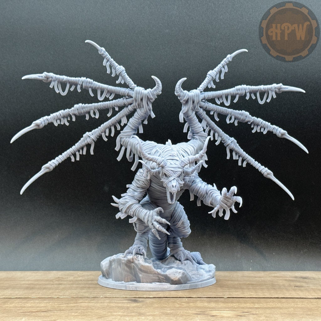 Anoth-zuul Mummified Dragon Queen Draco Studios Legendary Dragons TTRPG ...
