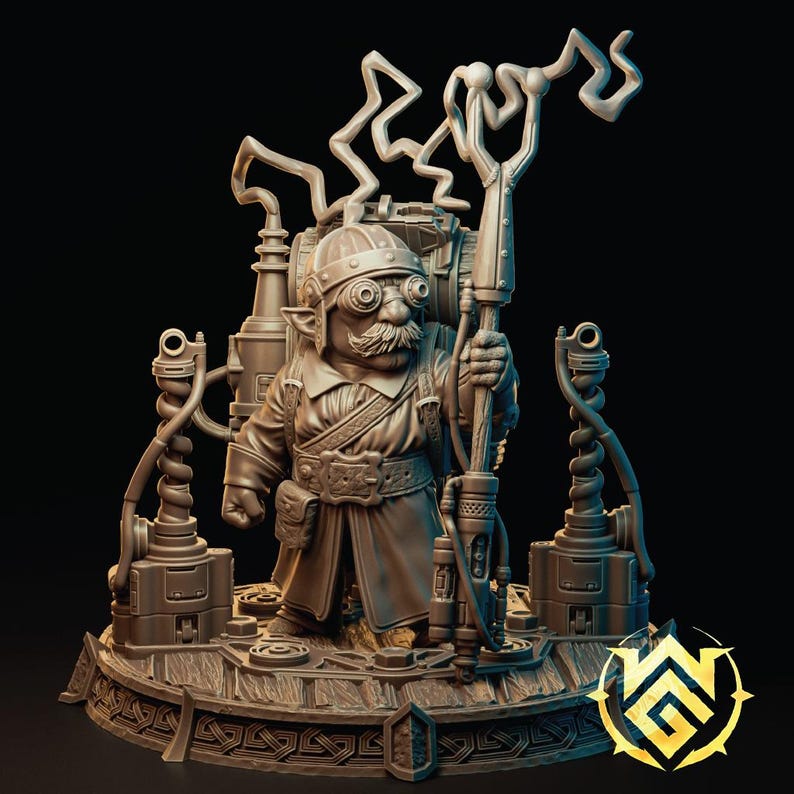 The Electromancer | Mad Scientist Miniature | the Witchguild | 3D Resin ...