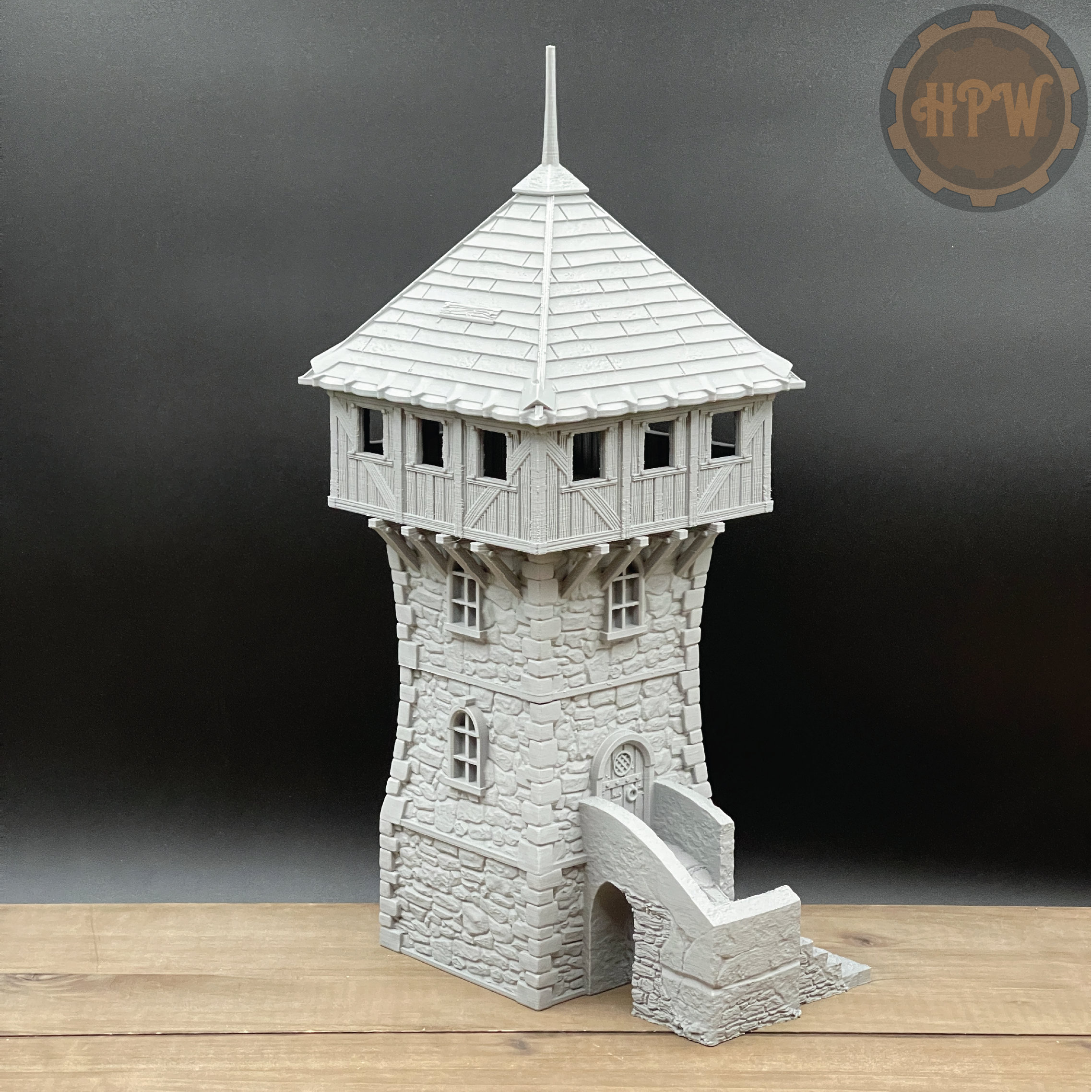 Defense Tower Guard House Miniature Gaming Terrain Kit 3DP4U Medieval ...