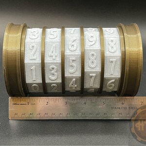 Resettable Cryptex | Lock Box | Puzzle Container | Secret Storage - Etsy