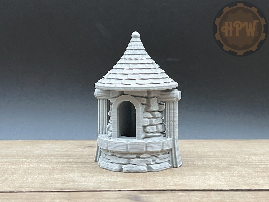 Well Village Reservoir Miniature Gaming Terrain Kit 3DP4U Medieval Town ...