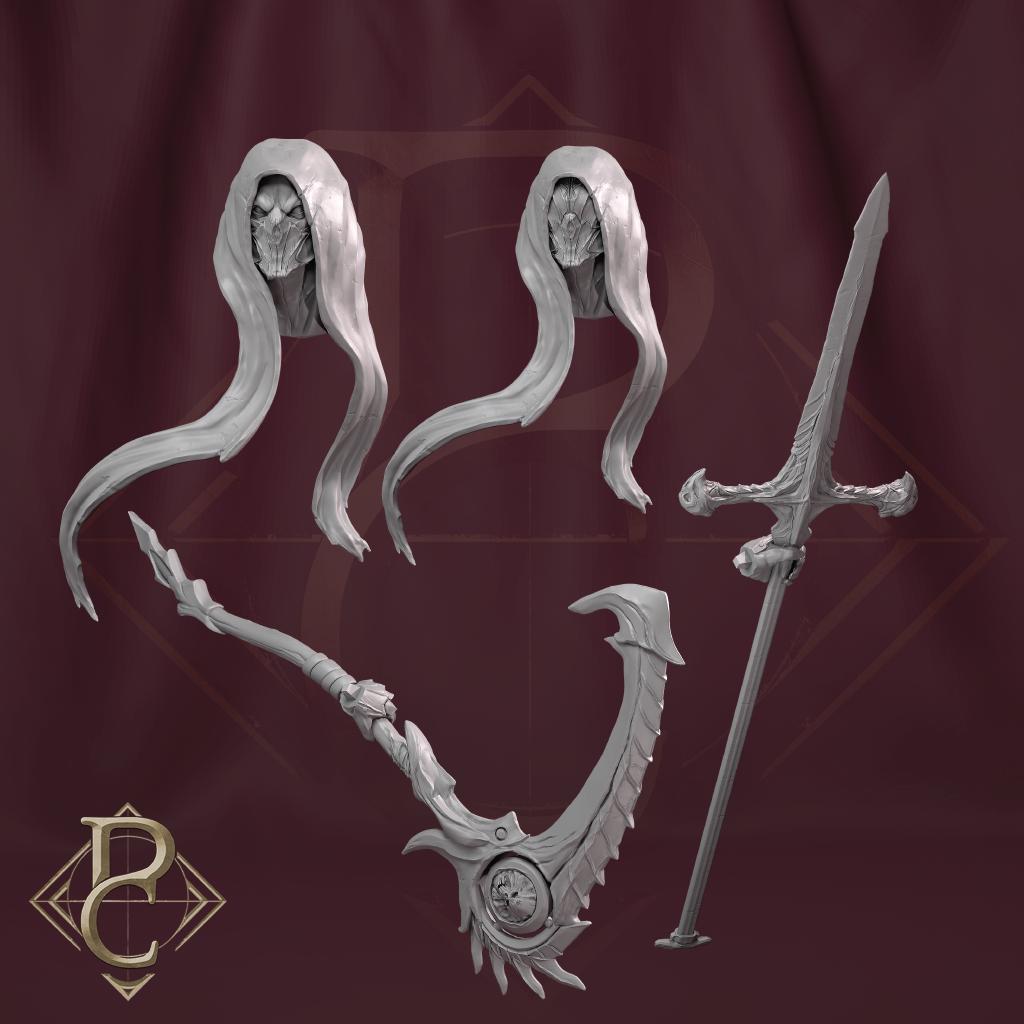 Reel, the Descended | Fallen Angel Miniature | Parasite Collectibles ...