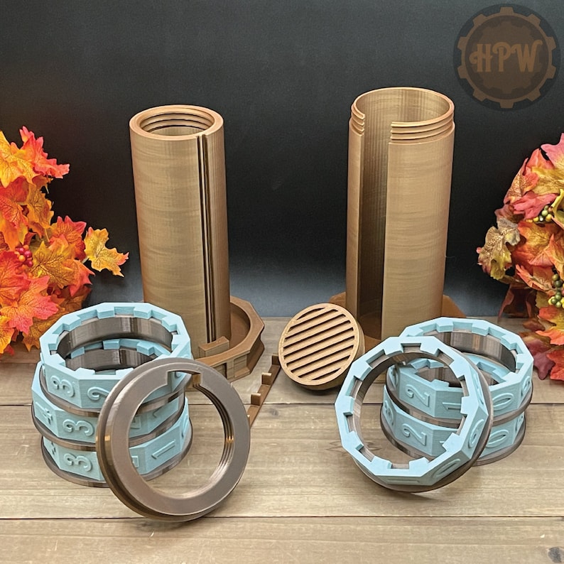 Large Resettable Cryptex Lock Box Puzzle Container Secret Storage - Etsy