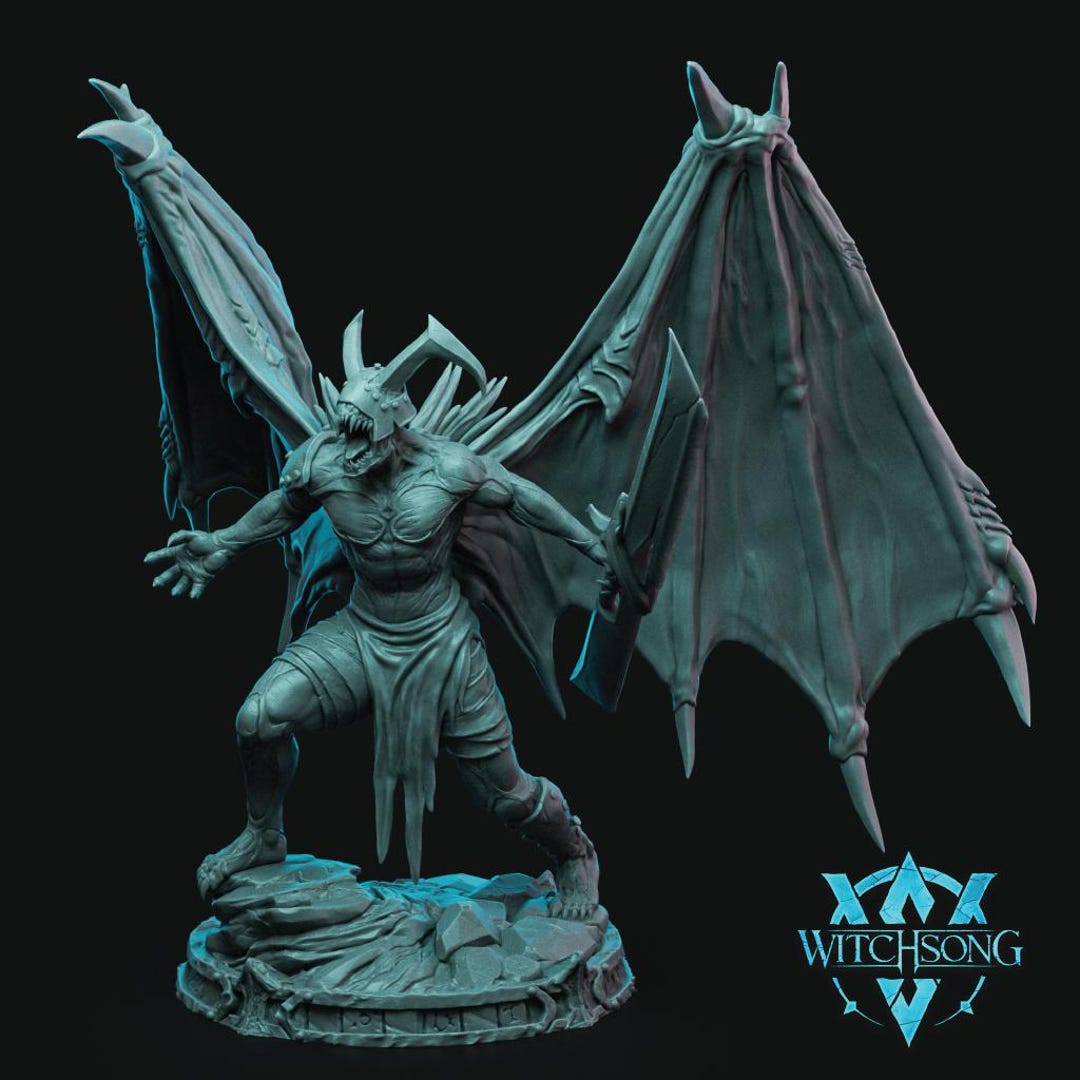 Lieutenant Eggath | Demon Miniature | Witchsong Miniatures | the ...