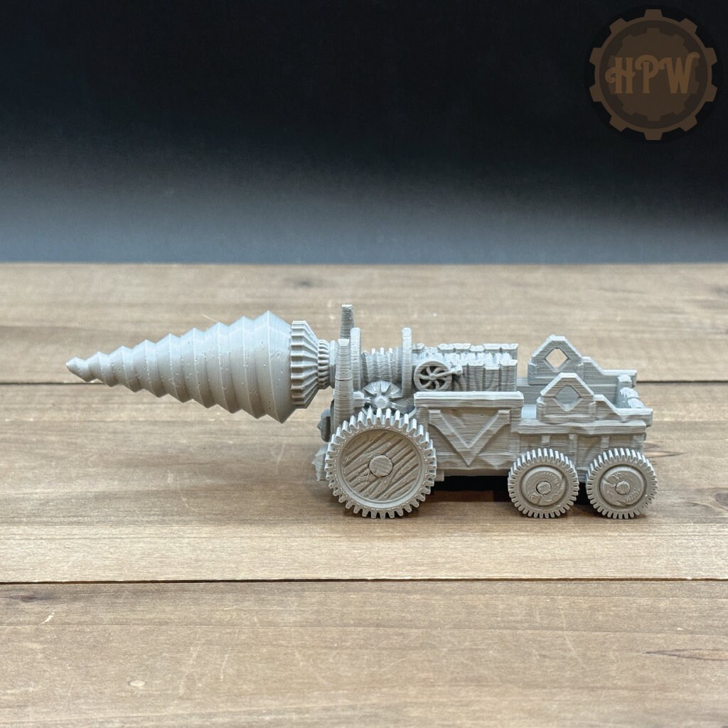 Mining Drill | Dwarven Machine | Unchained Games | Tabletop Accessory ...