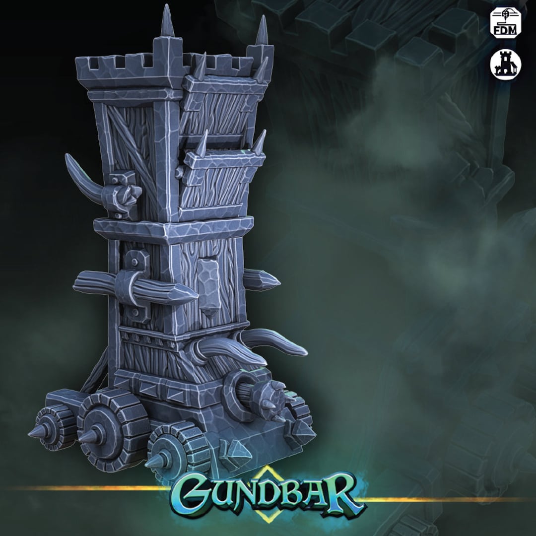 Siege Tower | Dwarven War Machine | Unchained Games | Tabletop ...