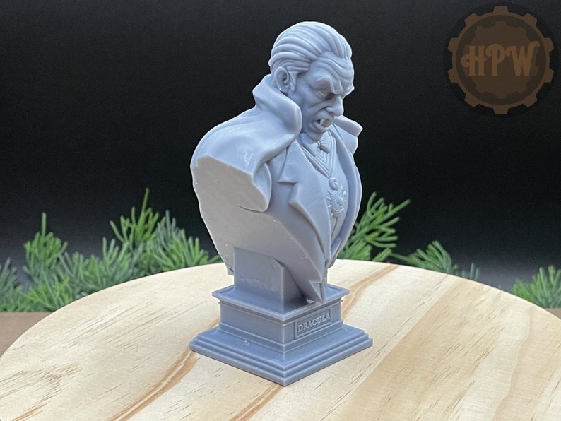 Dracula Bust Vampire Statue Heroes & Beasts Classic - Etsy