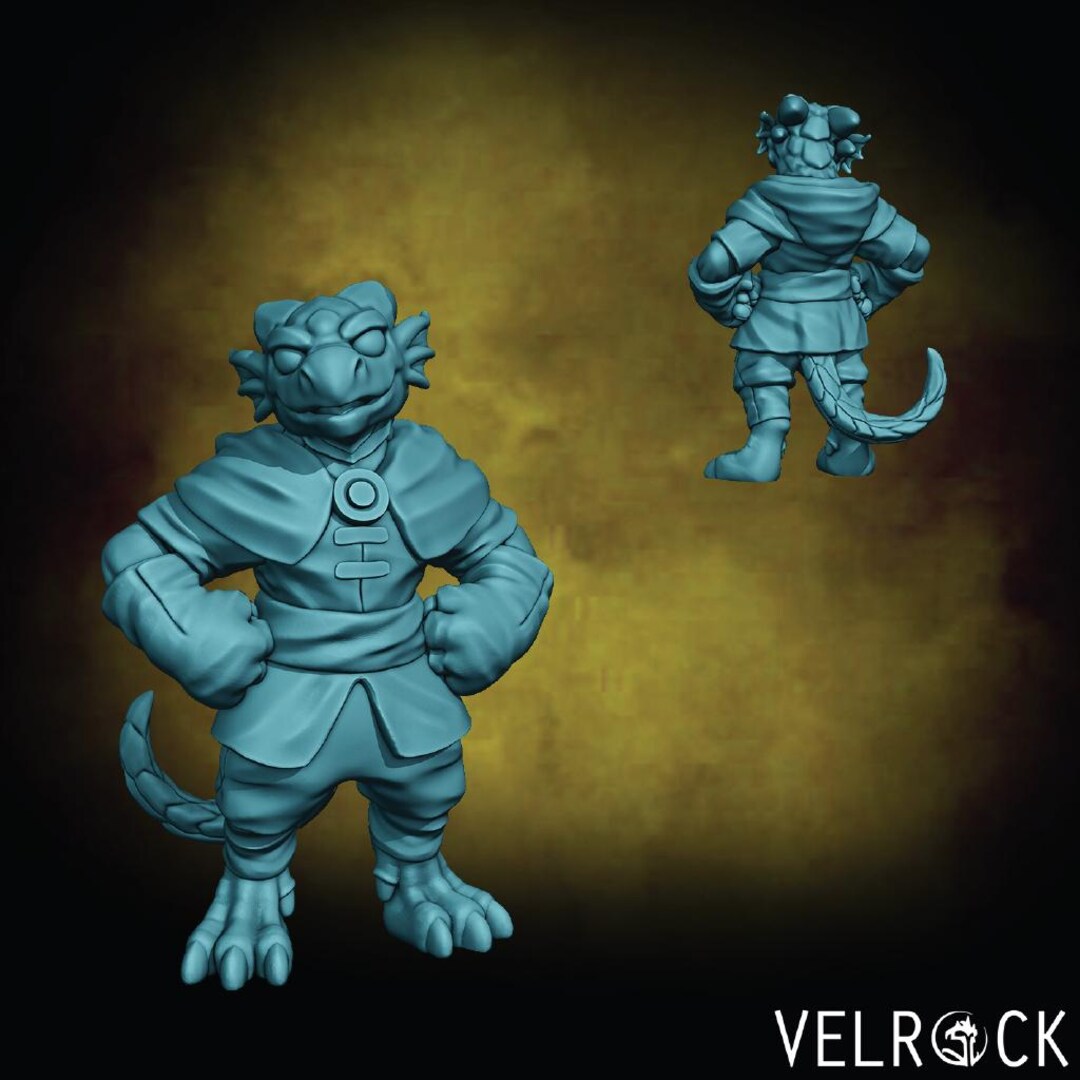 Dragonkin Boy | Dragonborn Miniature | Velrock Art | Company of Dragons ...