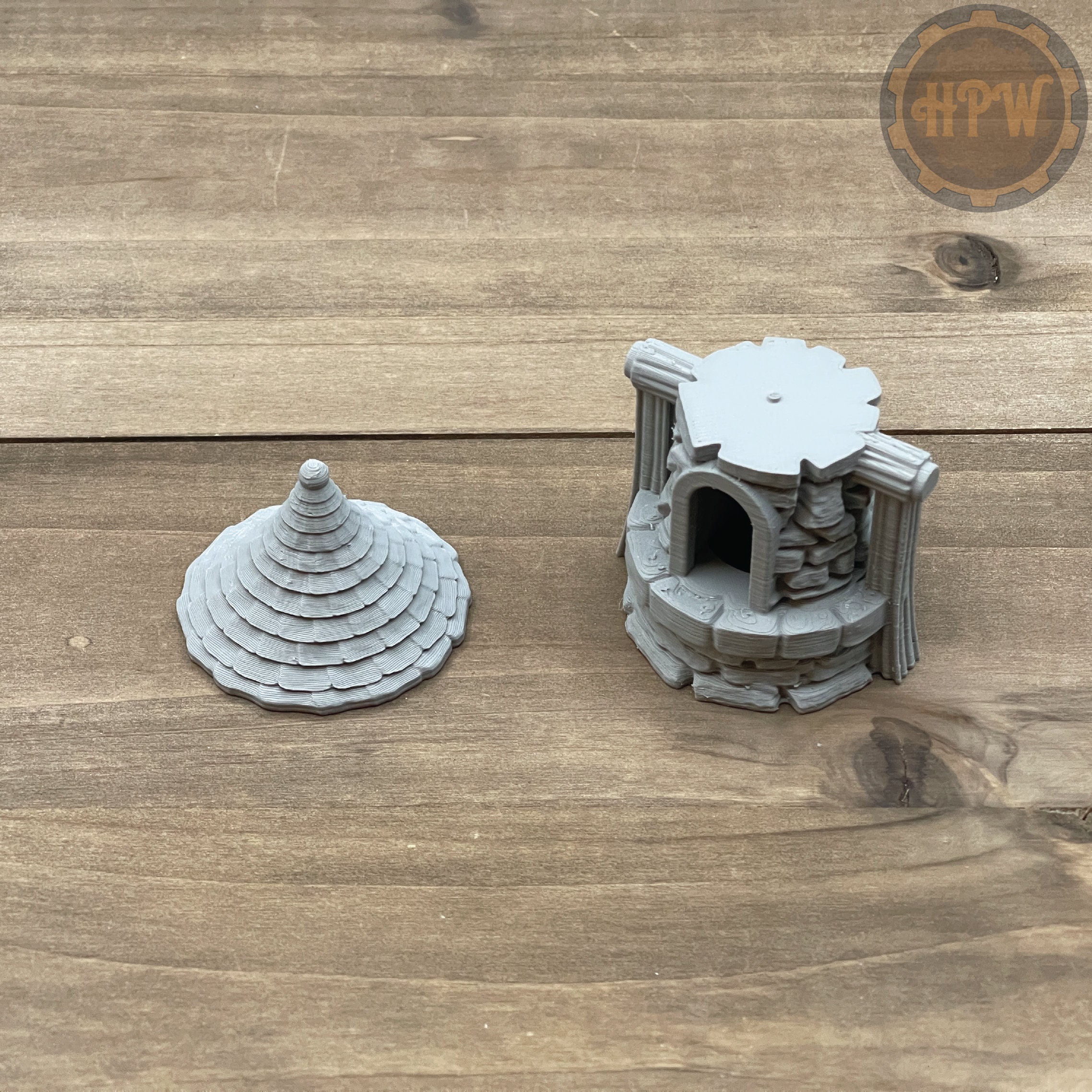 Well Village Reservoir Miniature Gaming Terrain Kit 3DP4U Medieval Town ...