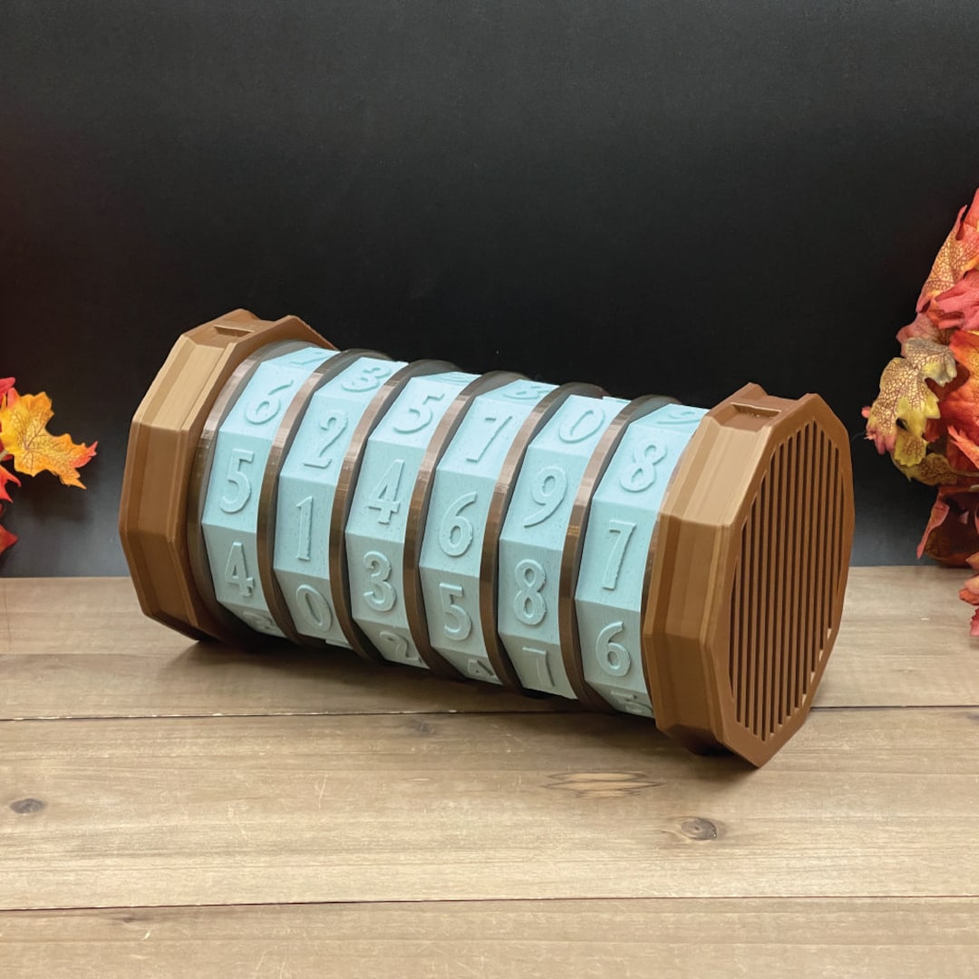 Large Resettable Cryptex | Lock Box | Puzzle Container | Secret Storage ...