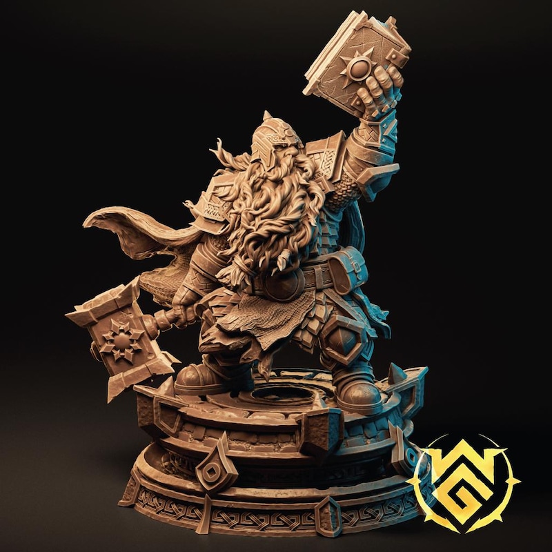 Dwarf Game Miniature - Etsy