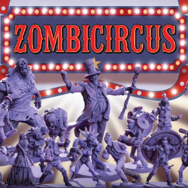 Acrobat | Zombie Survivor Miniature | Vaultz Miniatures | Zombicircus ...