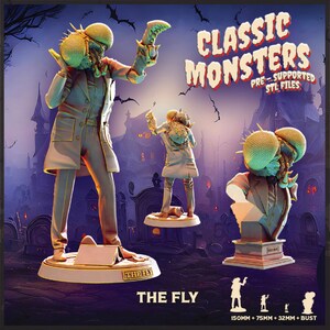 The Fly | Monster Miniature | Heroes & Beasts | Classic Movie Monsters ...