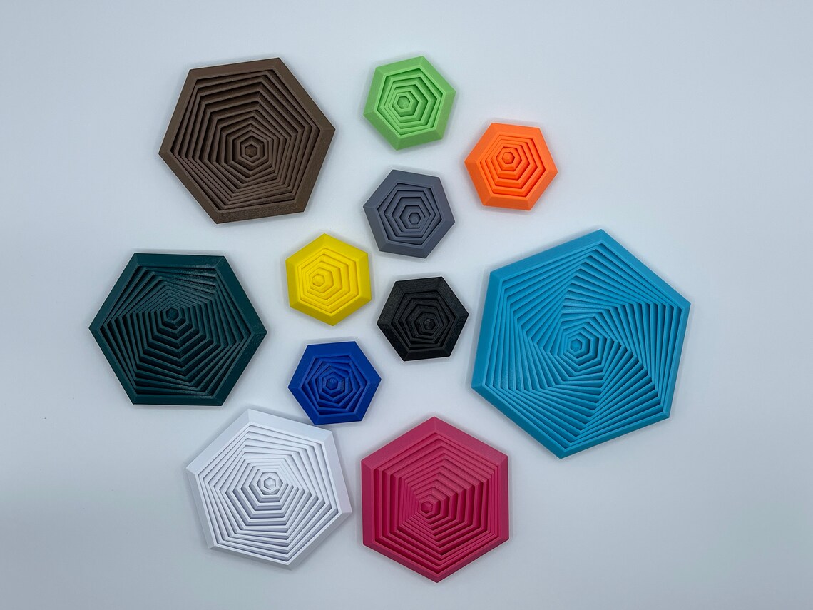 Nested Hexagon Fidget Toys - Etsy