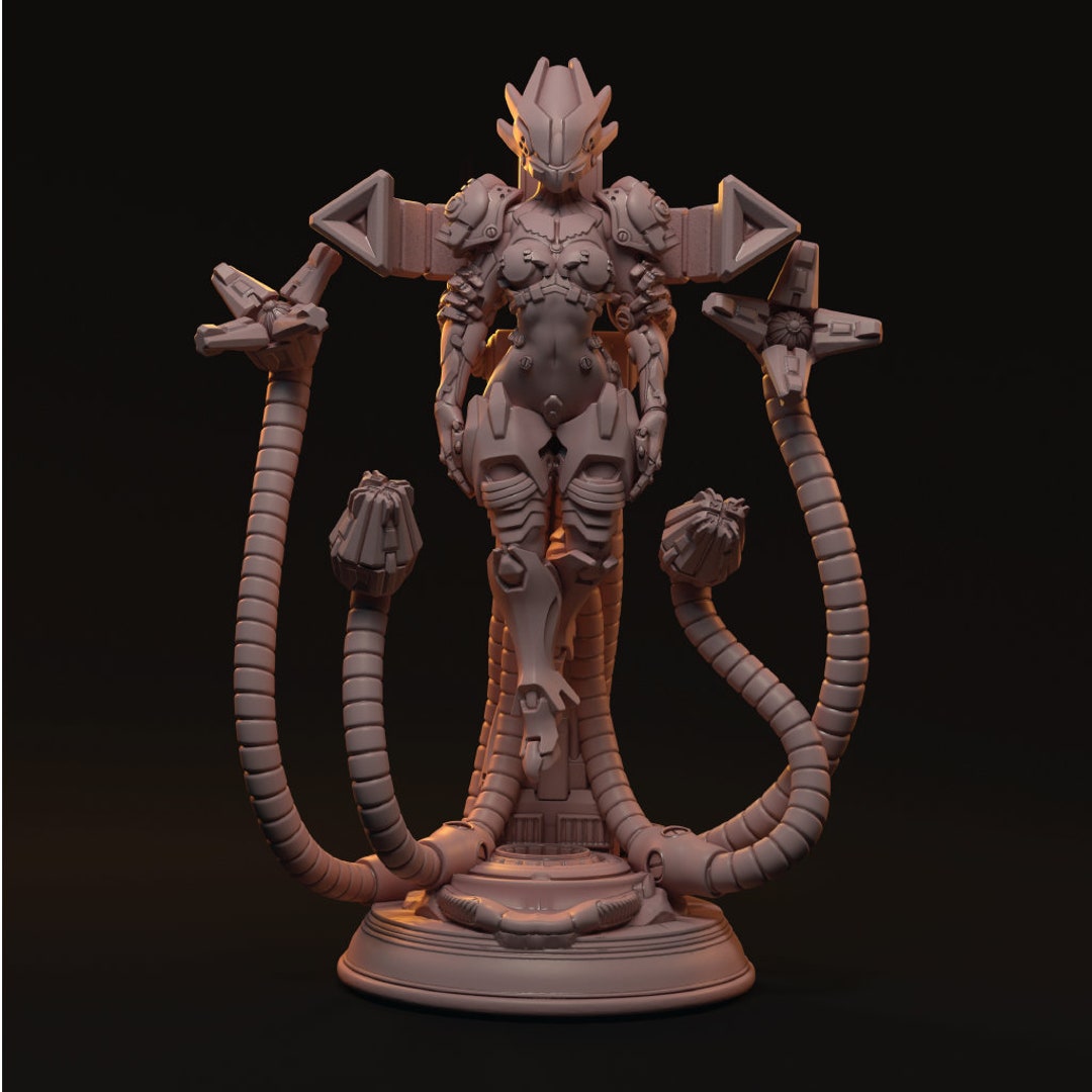 Frey | Cyborg Miniature | Hardwitch Games | Cyber Addiction | 3D Resin ...