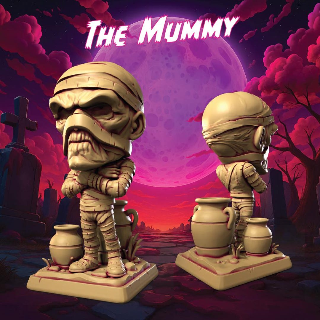 The Mummy | Chibi Miniature | Heroes & Beasts | Movie Monster Chubheads ...