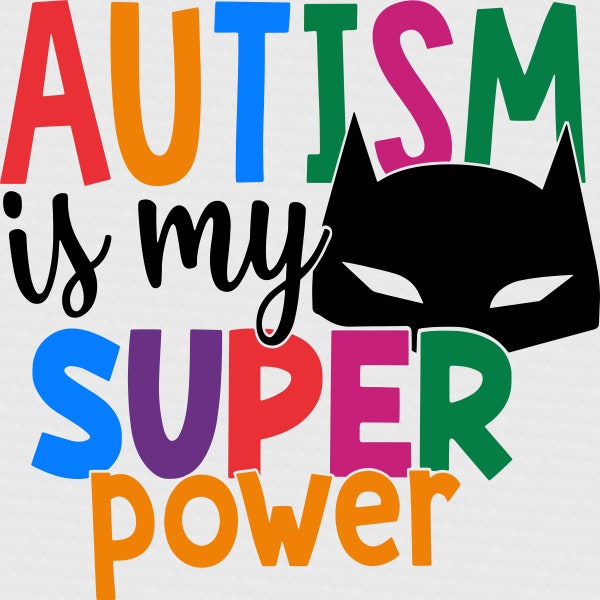 Autism Super Power Png - Etsy