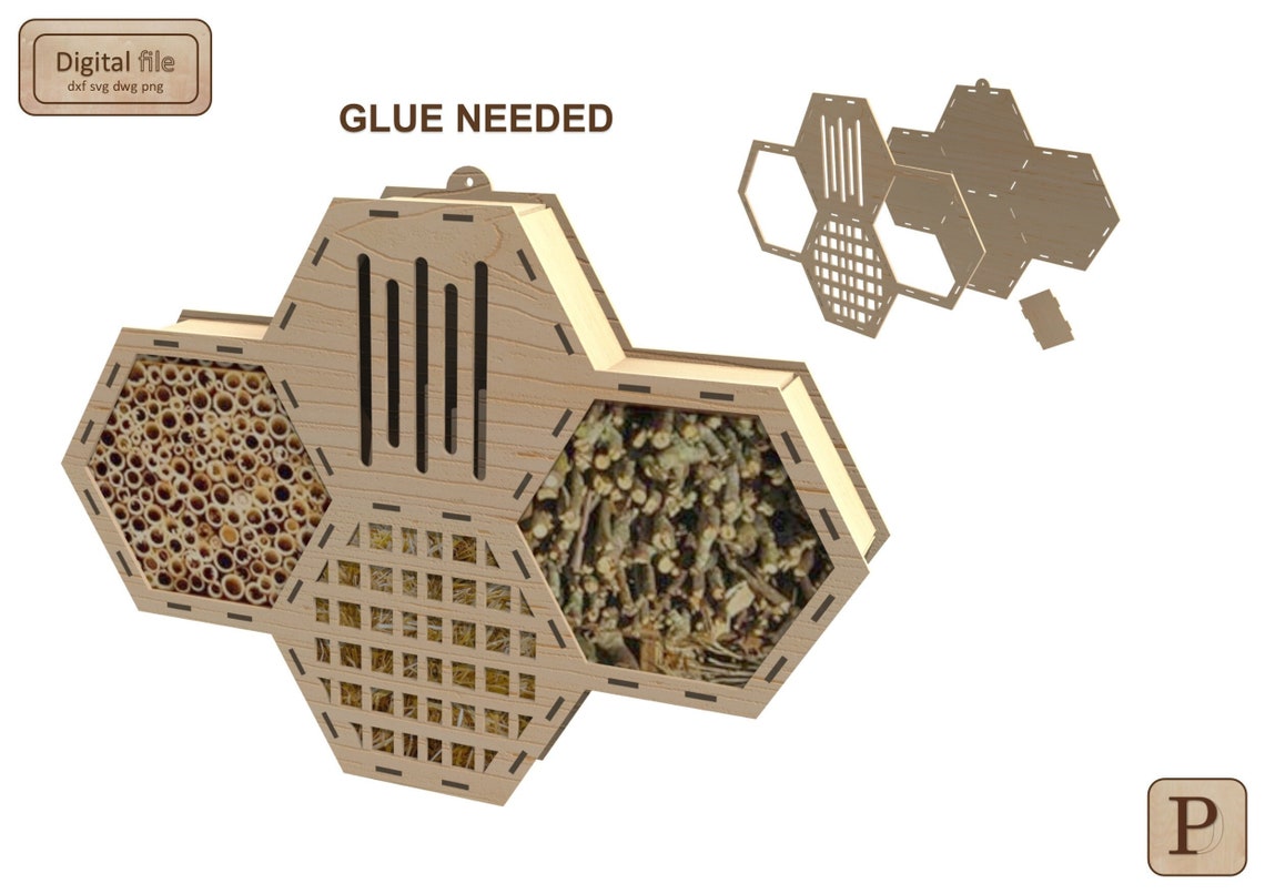Insect Hotel Butterflies Bees Bugs Laser Cut File| Dxf Svg Dwg Png - Etsy
