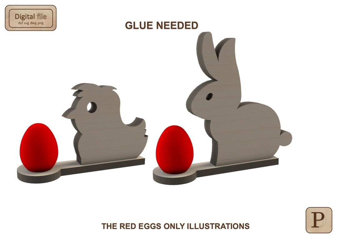 Hase Huhn Laser Cut Osterdeko | dxf svg dwg png - Etsy.de