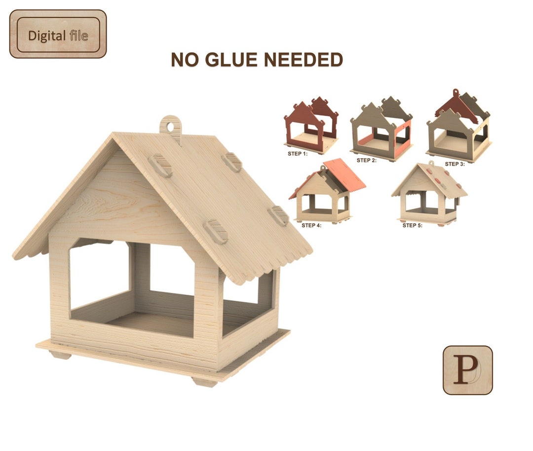 Bird Feeder Hanging Laser Cut File| Dxf Dwg Png Jpg - Etsy