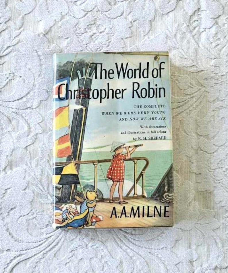 The World of Christopher Robin by A A Milne || Reprint, 1974 - Etsy