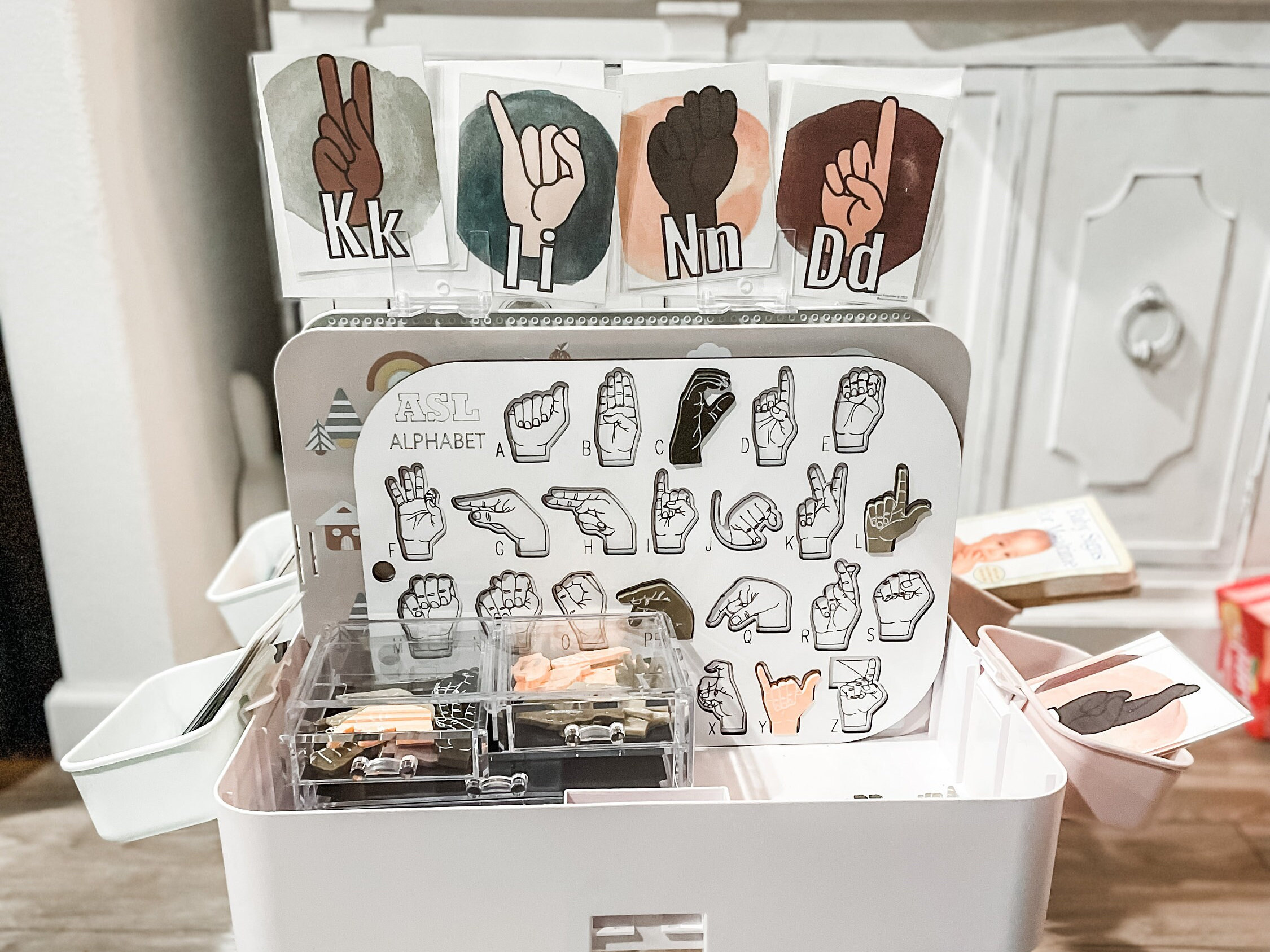 ASL Multicultural Alphabet Cards - Etsy