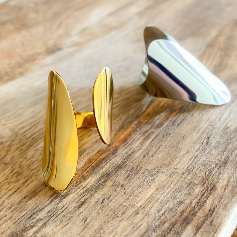 Geometric Shape Ring - Etsy