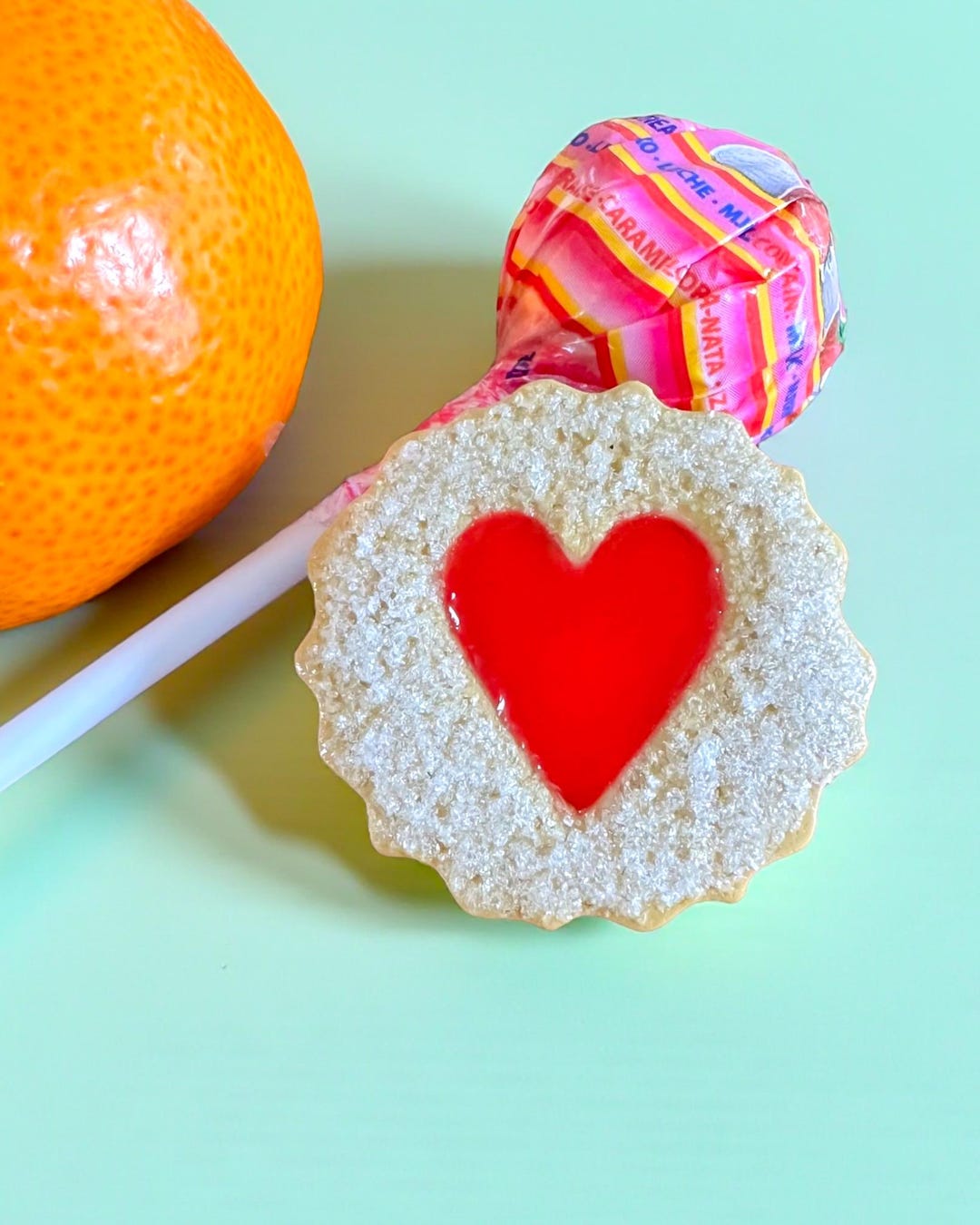 Red Heart Biscuit Brooch - a Small, Edible Declaration - Etsy