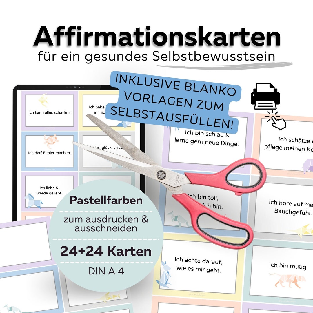 24+24 Affirmation Cards, Printable Cards, Manifestation, Affirmations ...