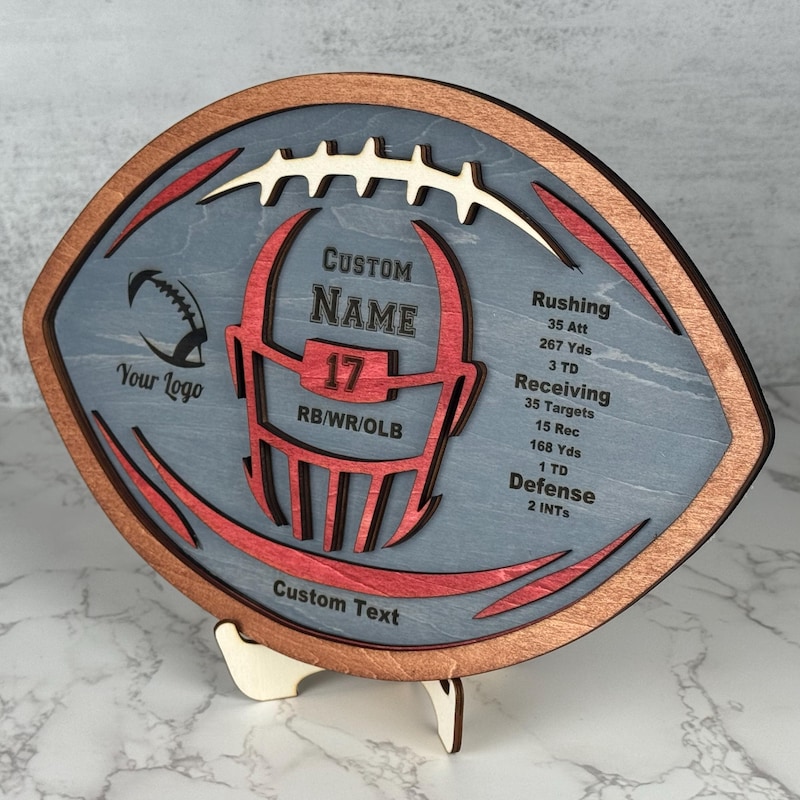 Football Plaque - Etsy