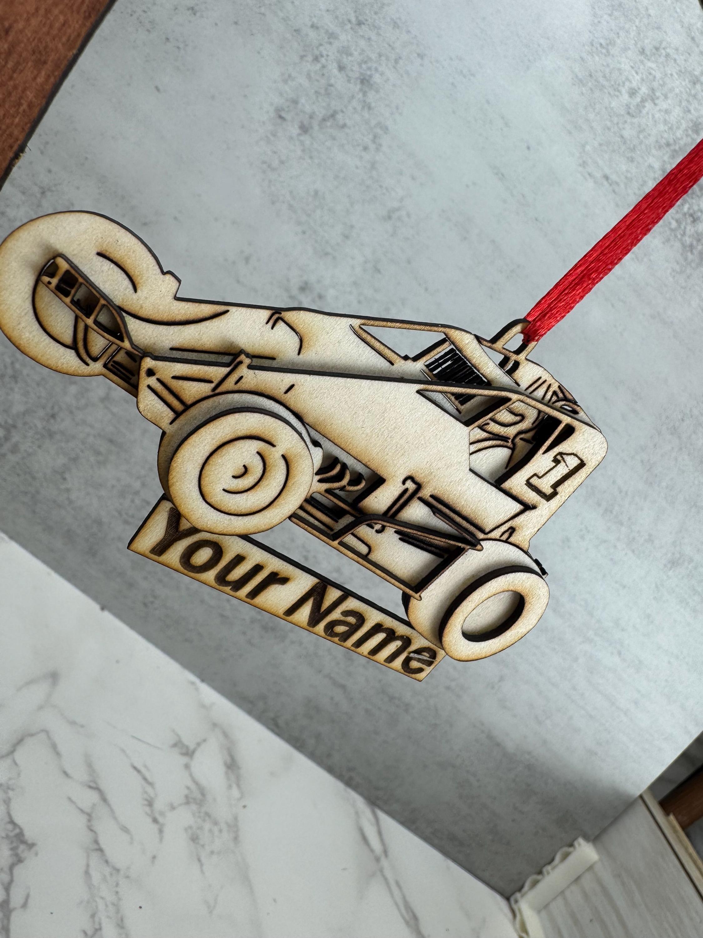Personalized 3D Wingless Sprint Car Ornament -custom Racecar - Etsy