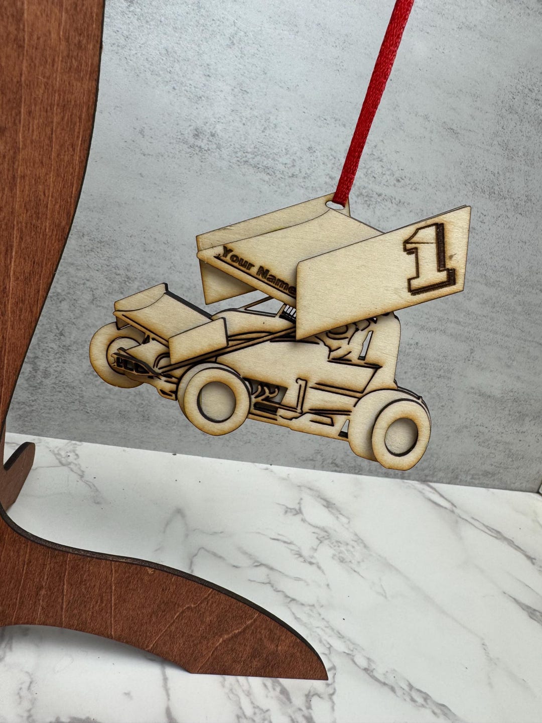 Personalized 3D Sprint Car Ornament -custom Racecar - Etsy