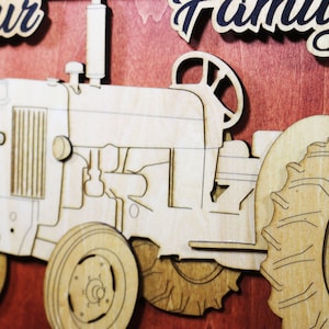 3D Layered John Deere Tractor Wall Art Sign - Custom Options - Etsy