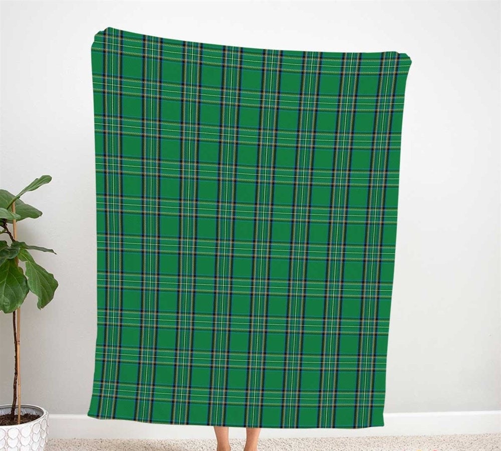 Green Blue Plaid Fabric, Traditional Tartan Fabric, Gingham Upholstery ...