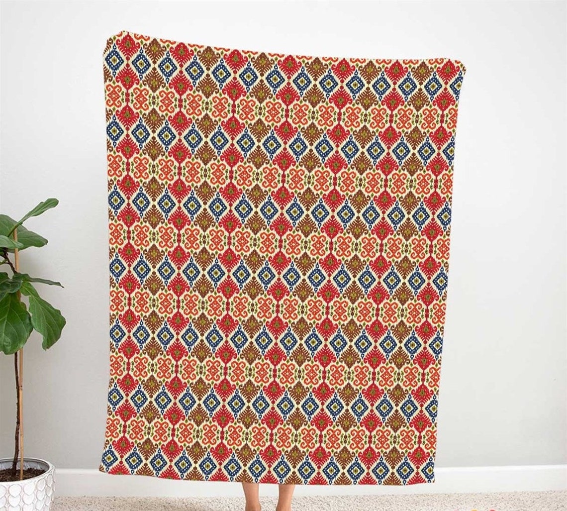 Native American Tribal Print Fabric by the Yard Southwestern - Etsy
