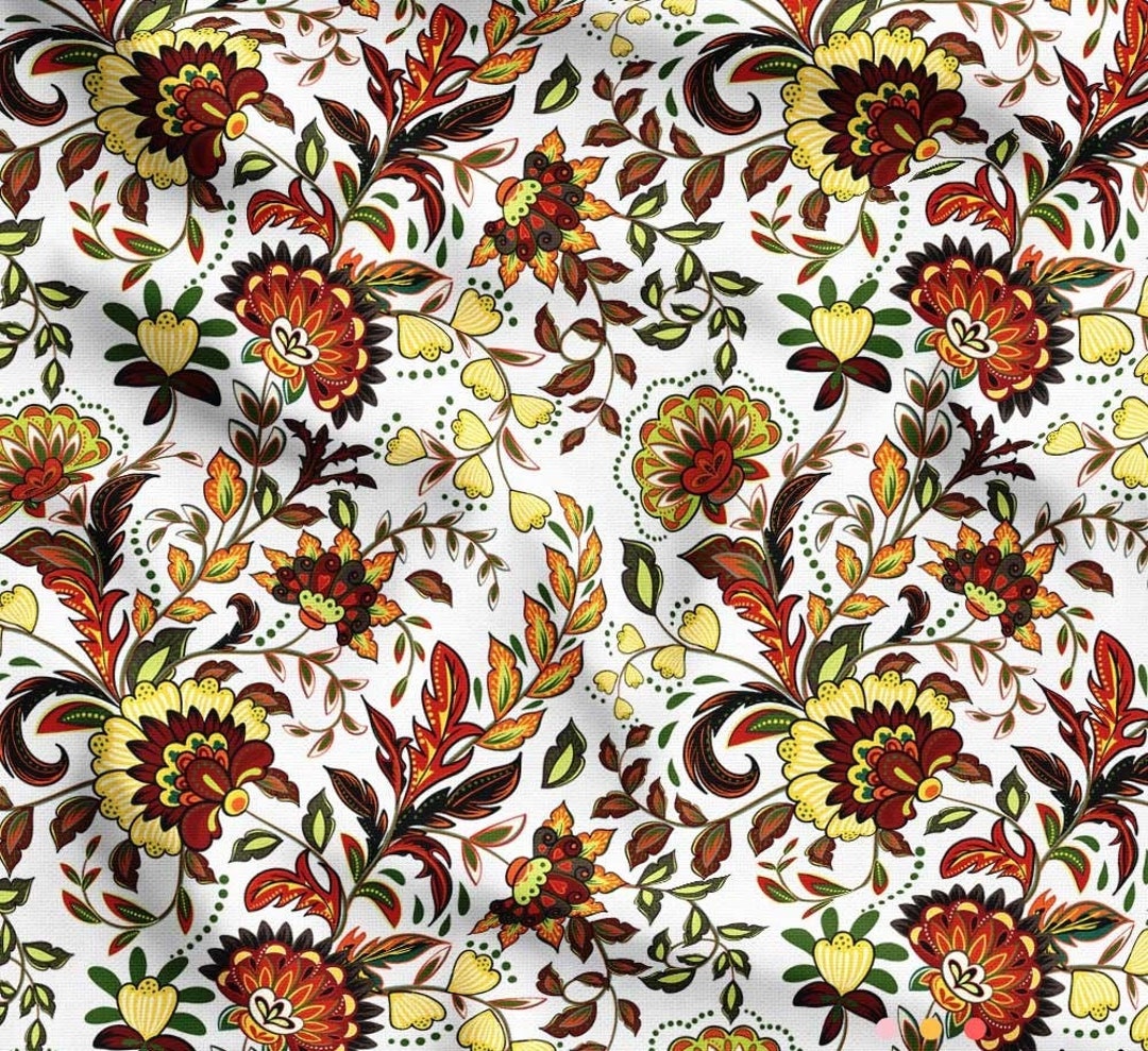 Vintage Upholstery Fabric, Floral Tapestry Fabric, William Morris ...