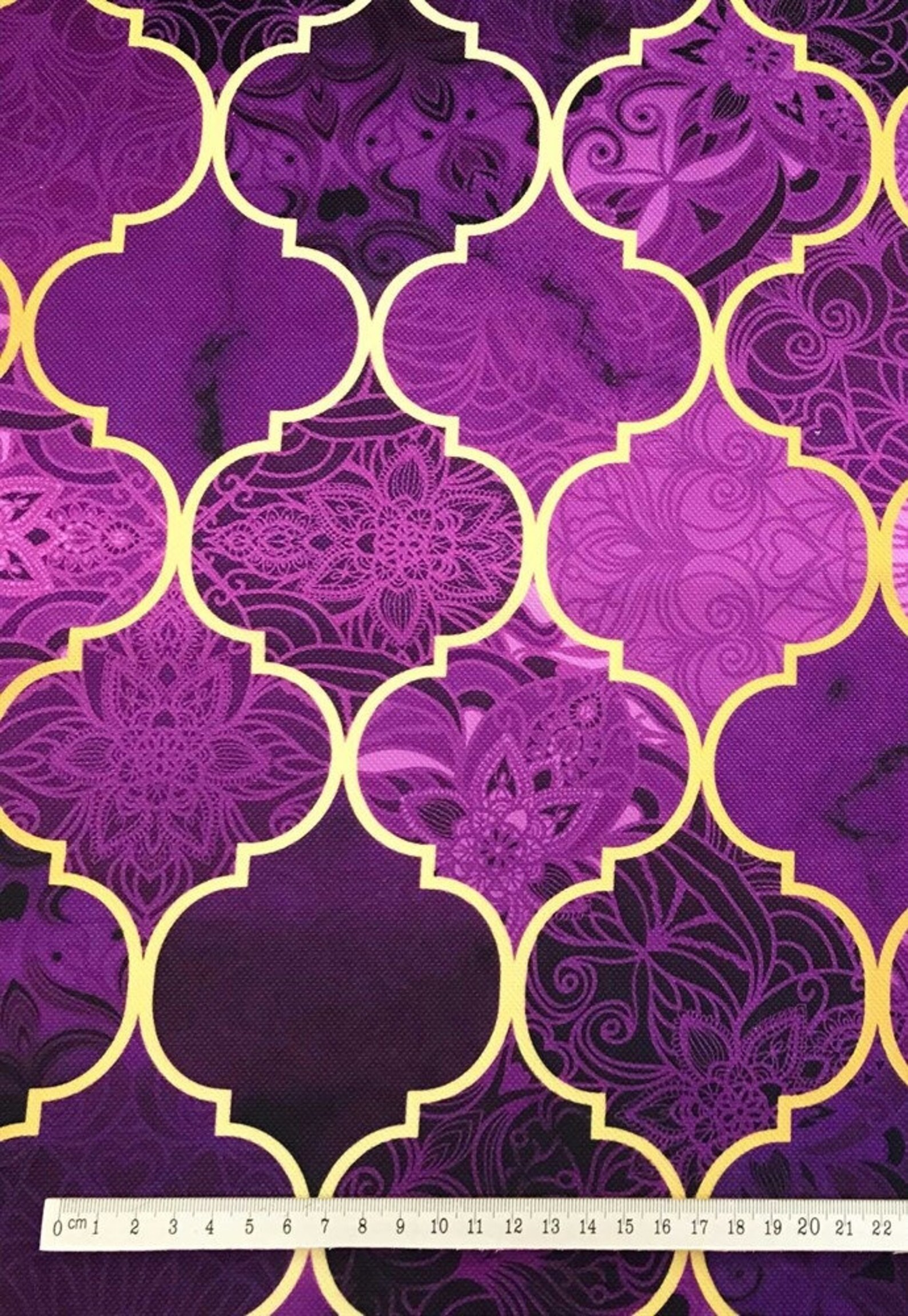 Arabic Fabric Purple Moroccan Upholstery Fabric Bright - Etsy